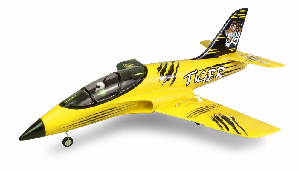 TOP WINGS :: AMXFlight Tiger S Jet 55mm EDF PNP žlutá